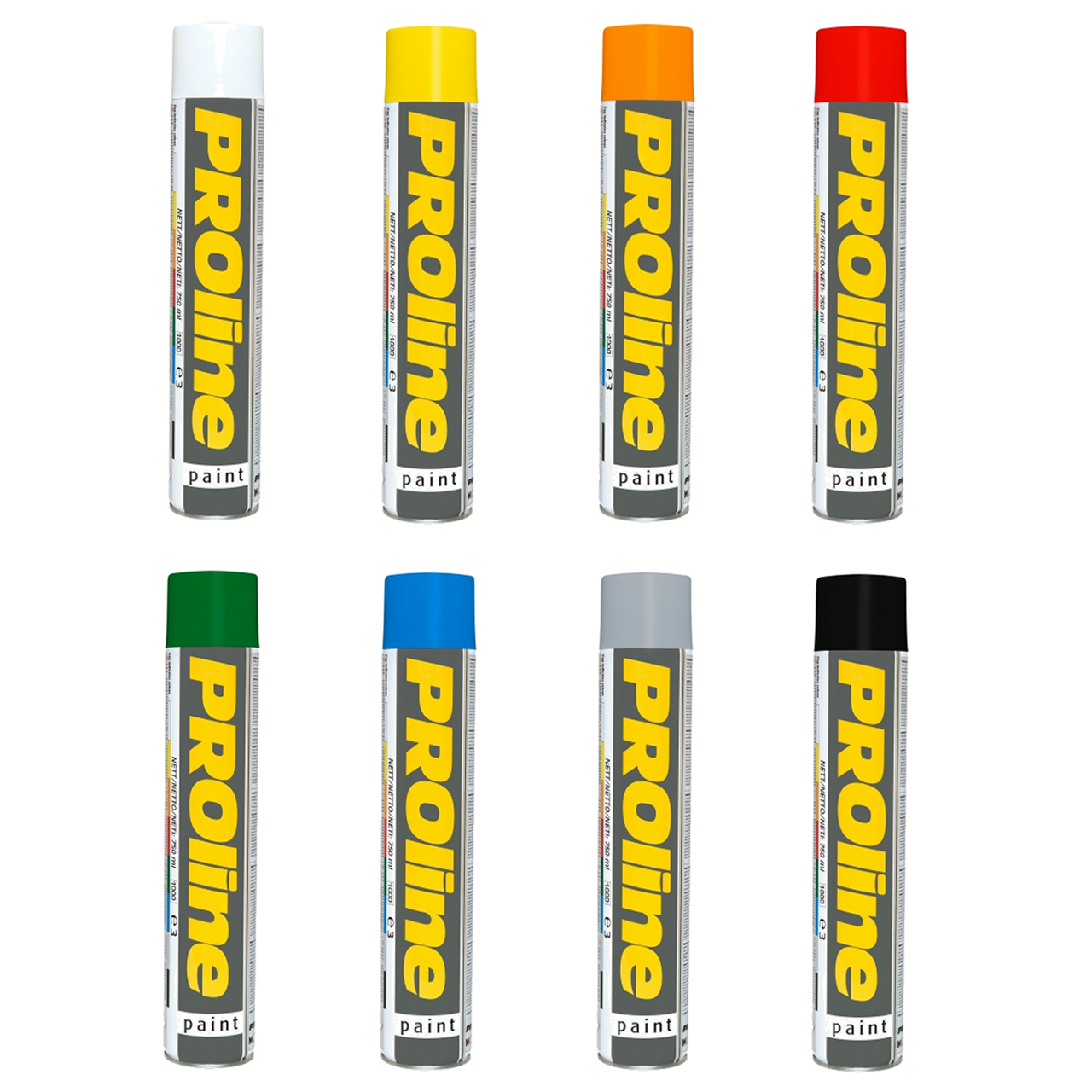 New Bollards Limited PROline Stencil Set 300mm Letters & Symbols